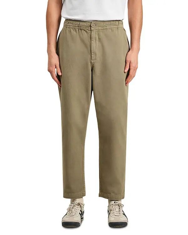 WAX LONDON Kurt Cotton Trousers - Light Khaki