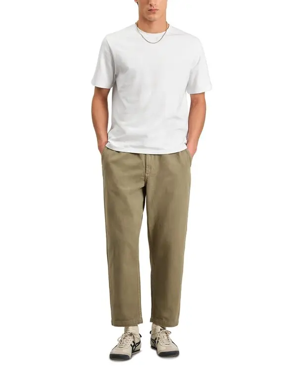 WAX LONDON Kurt Cotton Trousers - Light Khaki