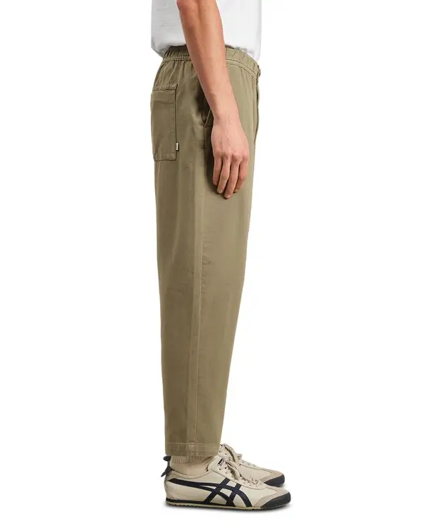 WAX LONDON Kurt Cotton Trousers - Light Khaki