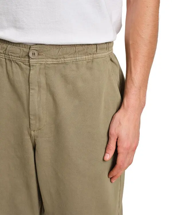 WAX LONDON Kurt Cotton Trousers - Light Khaki