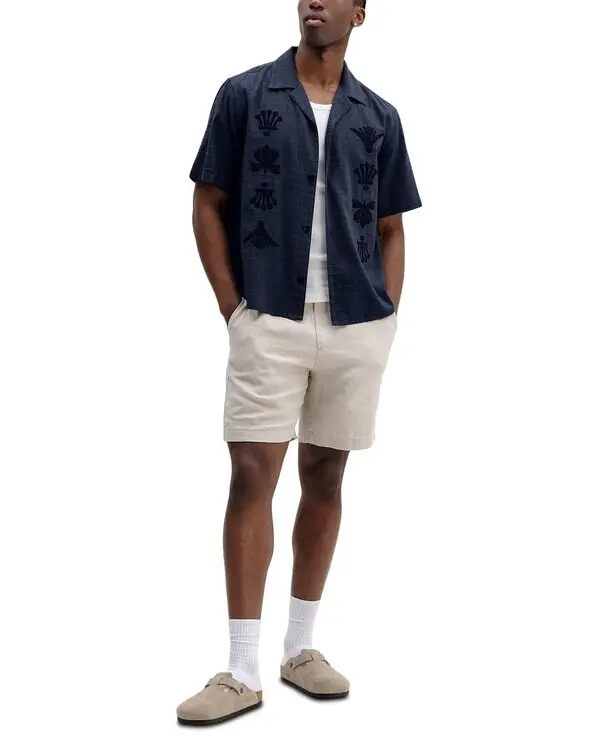 WAX LONDON Curzon Check Embroidered Shirt