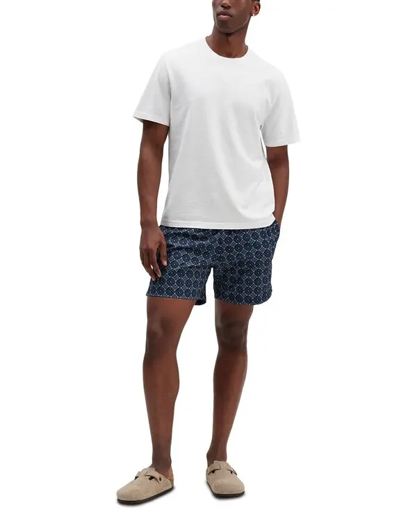 WAX LONDON Brockwell Geo Pattern Swim Shorts