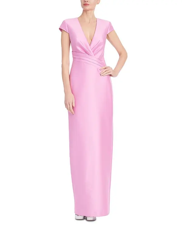 Badgley Mischka Cap Sleeve Gown