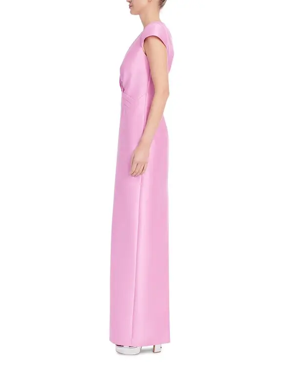 Badgley Mischka Cap Sleeve Gown