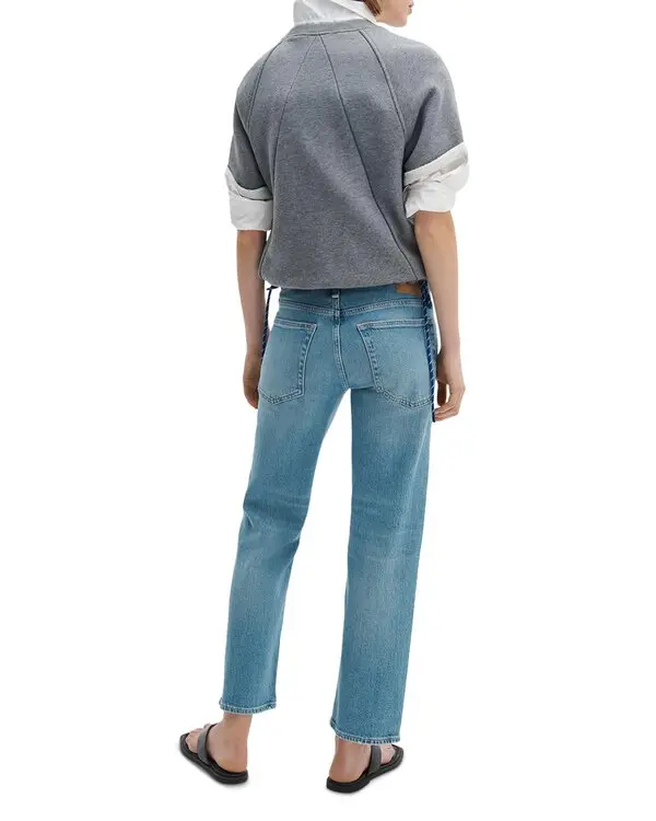 Rag & Bone Harlow Low Rise Ankle Straight Leg Jeans