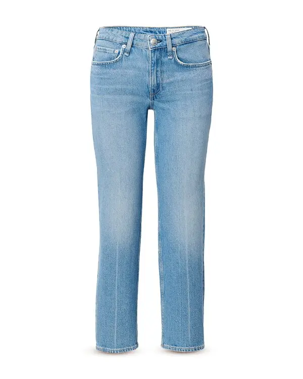 Rag & Bone Harlow Low Rise Ankle Straight Leg Jeans