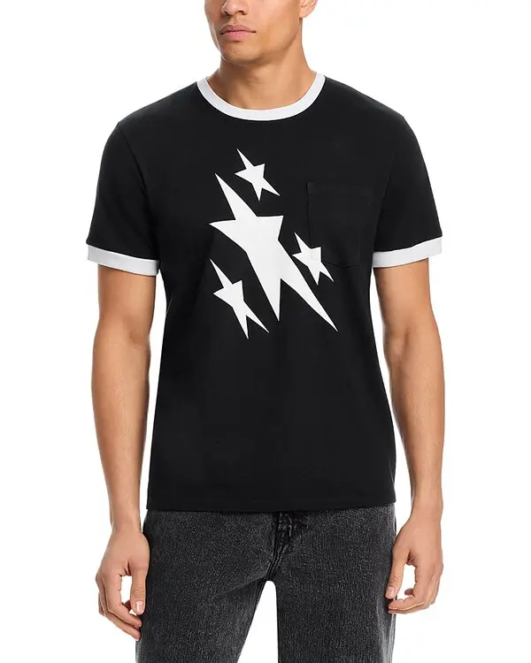 Rag & Bone World Cup Star Ringer T-shirt - Black