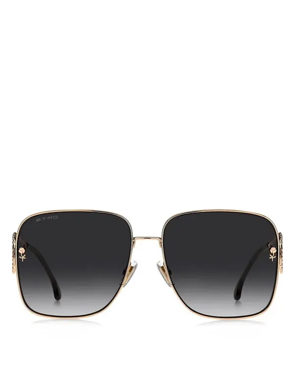 Etro Square Frame Sunglasses - Yellow