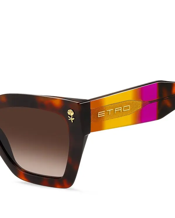 Etro Geometric Sunglasses - Brown