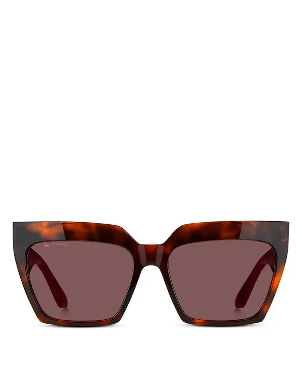 Etro Rectangular Sunglasses 58mm - Brown