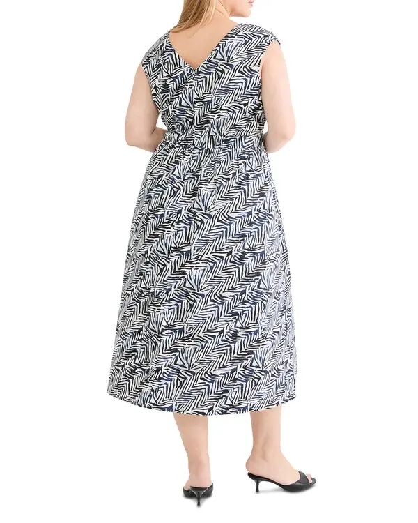 NIC+ZOE Inked Lines Dierdre Dress - Indigo Multi