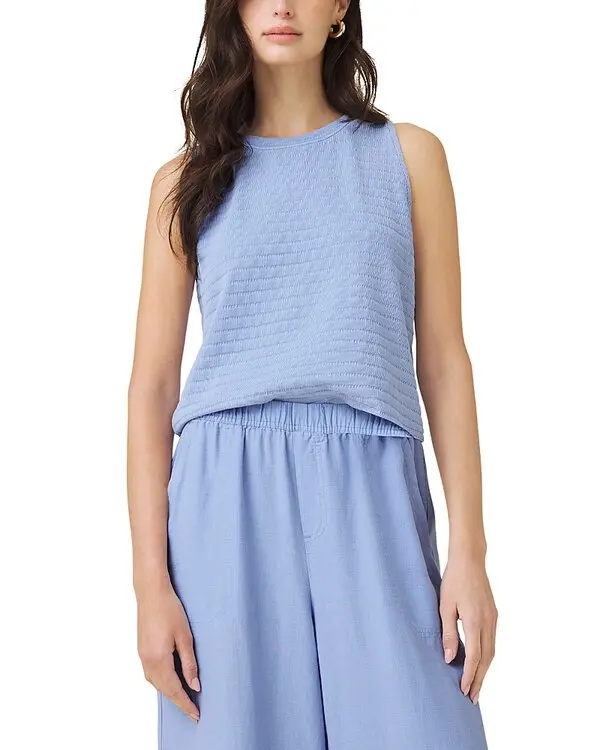 Splendid Shelly Smocked Tank Top - Azure