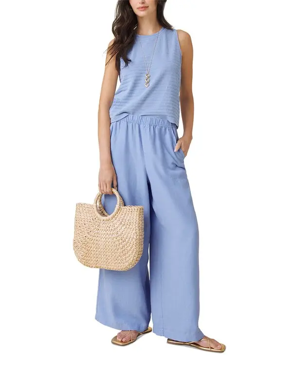 Splendid Shelly Smocked Tank Top - Azure