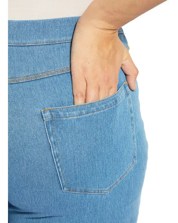 Lyssé Billie Eyelet Straight Jeans