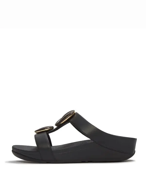 Fitflop Fino Embellished Wedge Sandals - Black