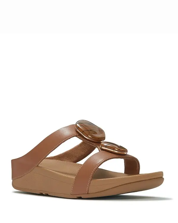 Fitflop Fino Wedge Sandals - Deep Tan