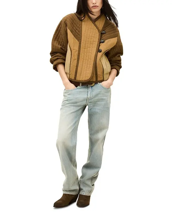 Ba&sh Quilted Button-detailed Jacket