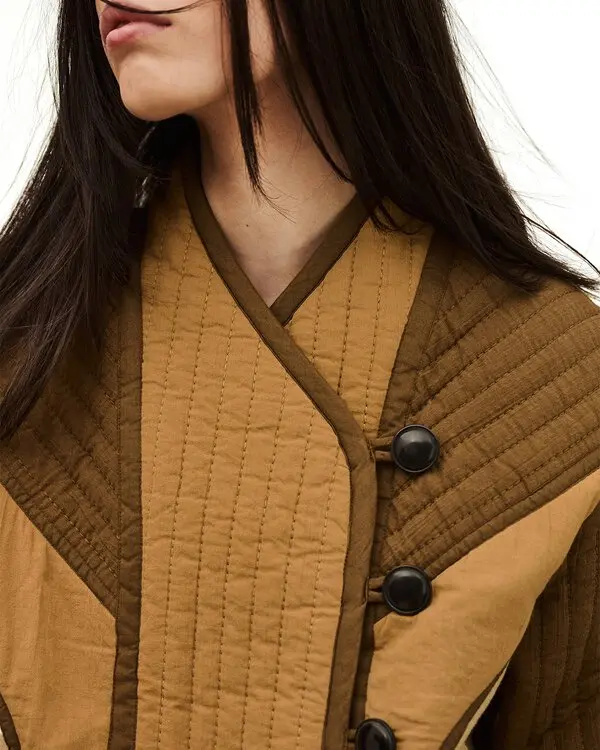 Ba&sh Quilted Button-detailed Jacket