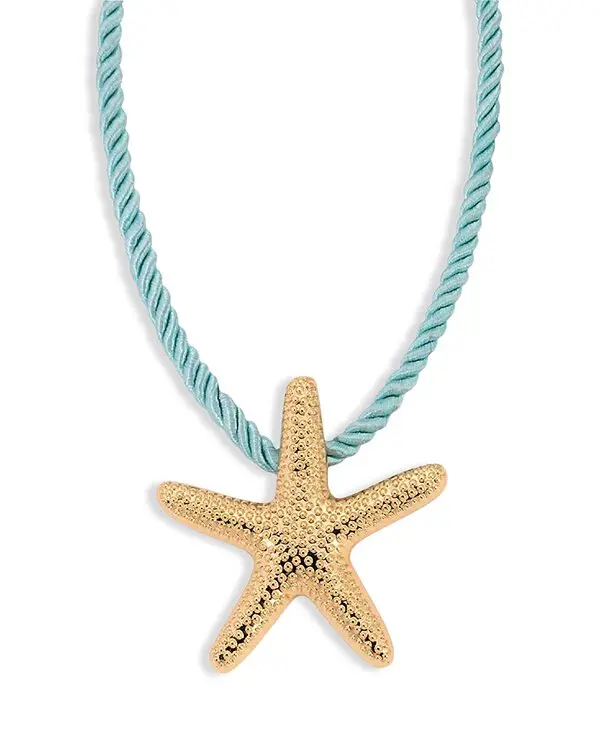 Ettika Starfish Statement Pendant Necklace - Turquoise