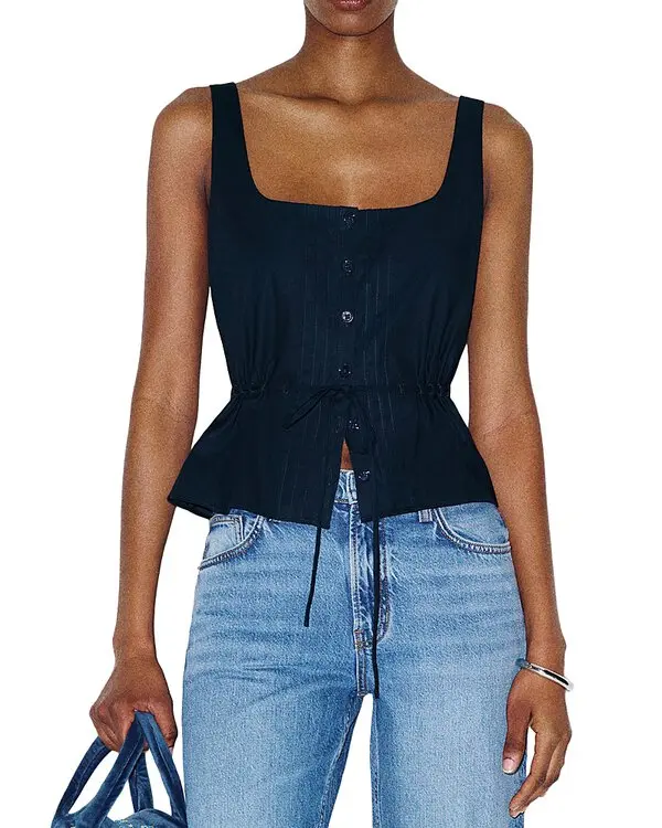 REFORMATION Elowen Top - Midnight