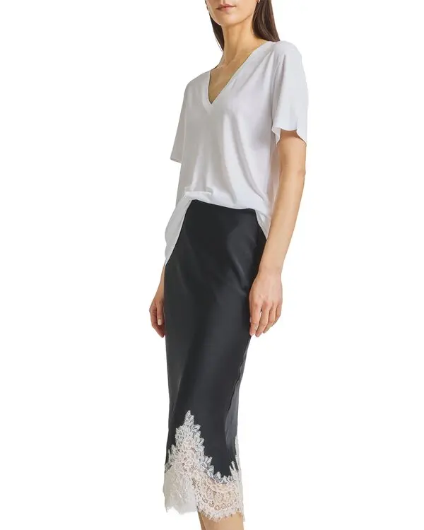 SAINT ART Talia Lace Trim Skirt