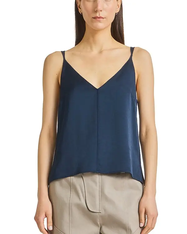 SAINT ART Keira V Neck Tank - Navy