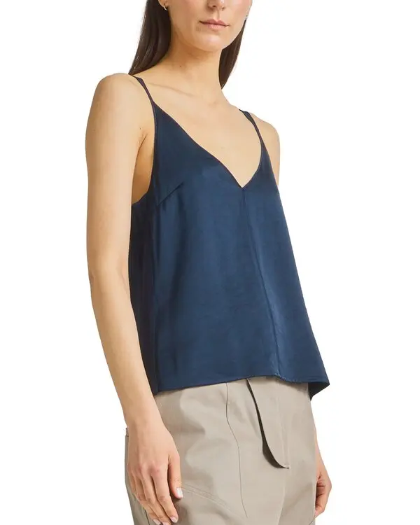SAINT ART Keira V Neck Tank Top - Navy