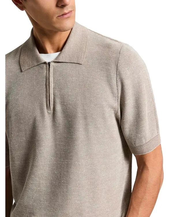 Peserico Cotton & Linen Polo Shirt