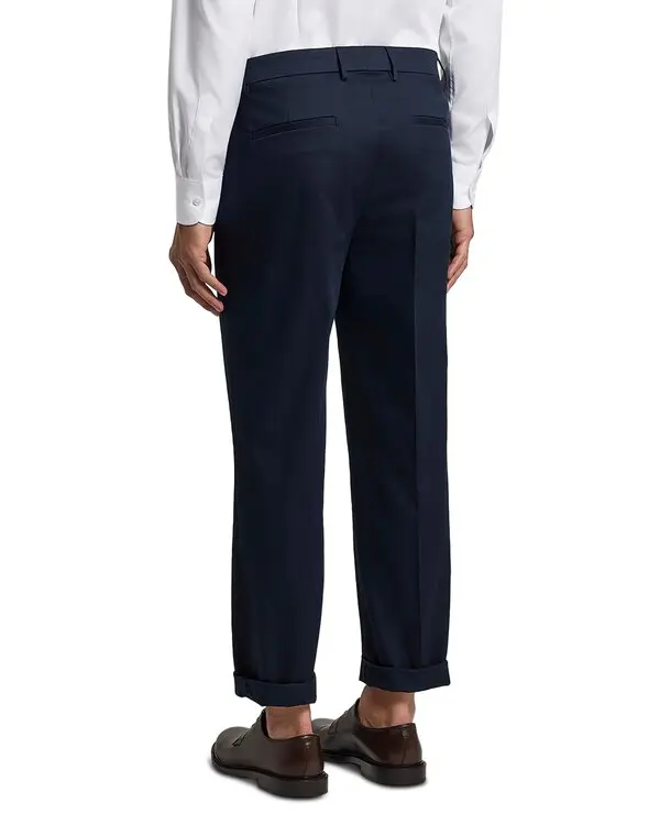 Peserico Leisure Fit Pleated Tailored Trousers