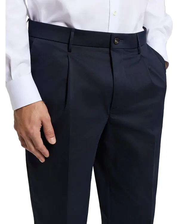 Peserico Leisure Fit Pleated Tailored Trousers