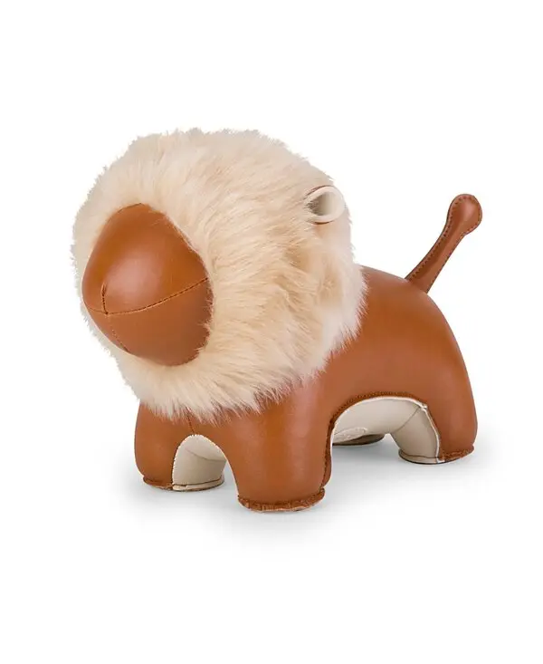 ZUNY Lion Puno Bookend - Tan + Wheat