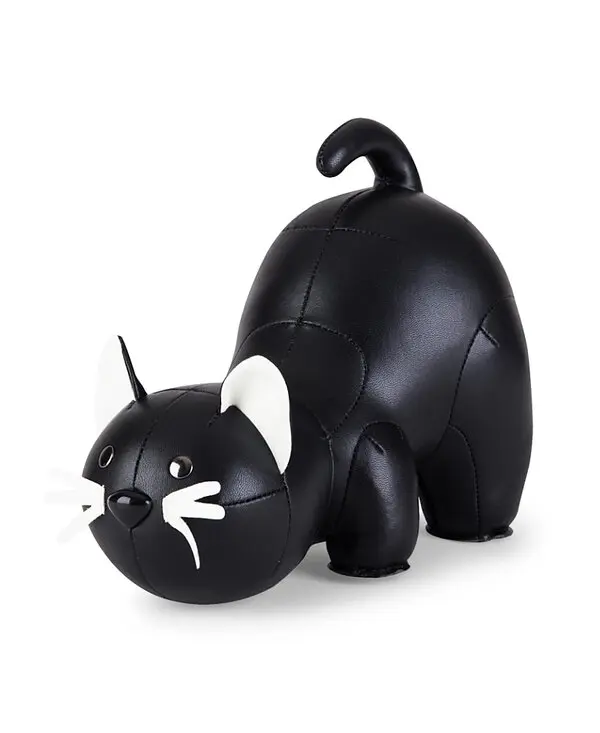 ZUNY Cat Bookend - Black + White