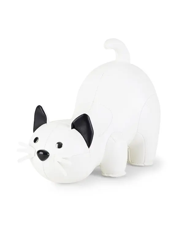 ZUNY Cat Bookend - White + Black