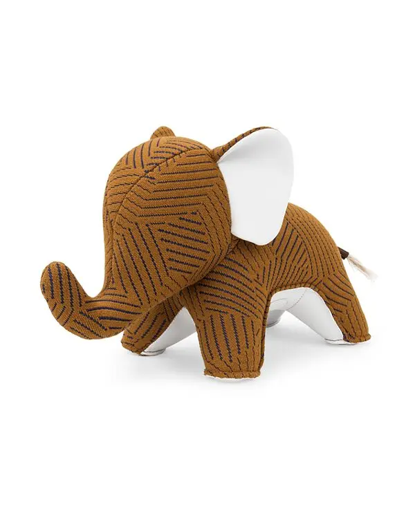 ZUNY Elephant Abby Bookend - Tan (k-razzle Dazzle) + White