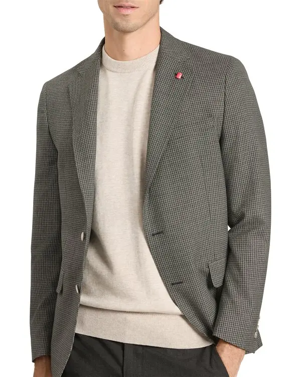 Ted Baker London Winfred Mini Check Blazer - Green