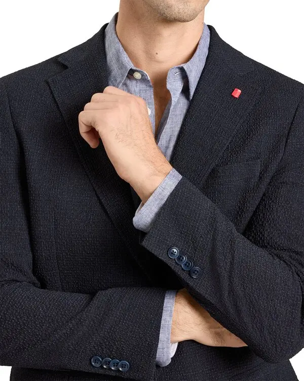 Ted Baker London Winfred Textured Wool Blend Blazer