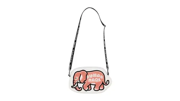 HUMAN MADE Elephant Pouch Bag - White
