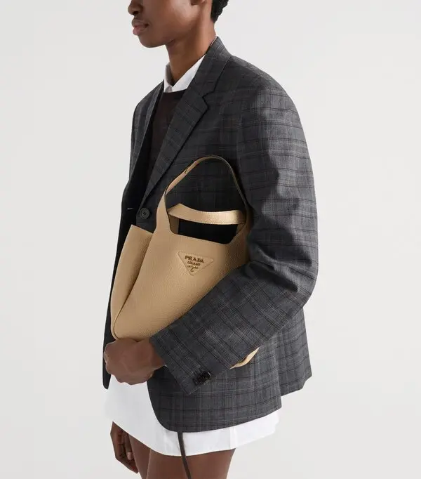 Prada Small Leather Tote Bag