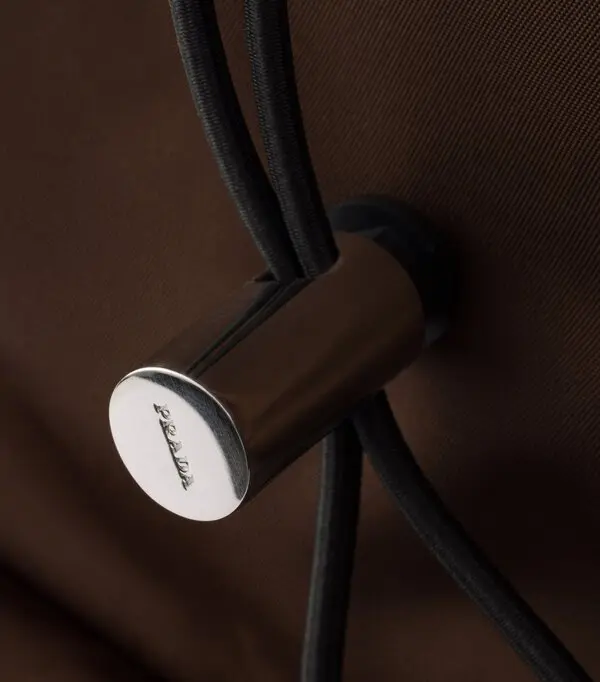 Prada Re-nylon And Saffiano Leather Backpack - Brown