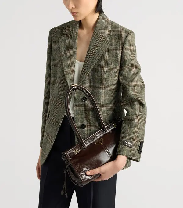 Prada Medium Leather Bonnie Shoulder Bag