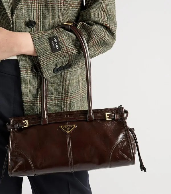 Prada Medium Leather Bonnie Shoulder Bag