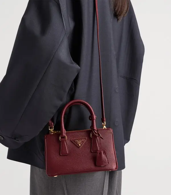 Prada Saffiano Leather Galleria Top-handle Bag