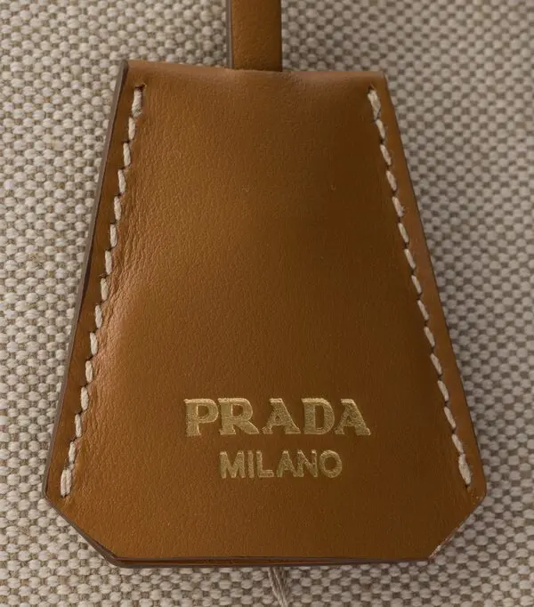 Prada Small Canvas Jardinière Top-handle Bag - Neutral
