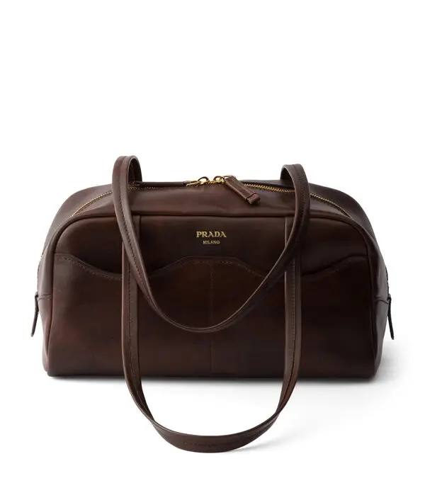 Prada Large Leather Carry Bag