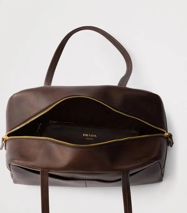 Prada Large Leather Carry Bag