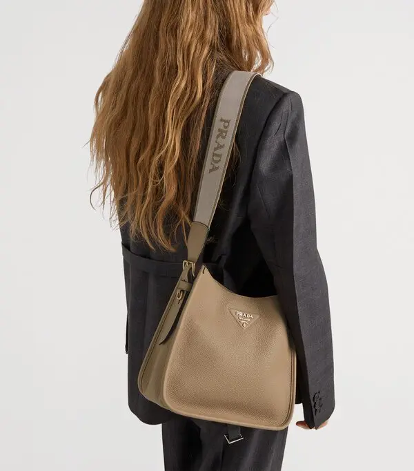 Prada Medium Leather Shoulder Bag