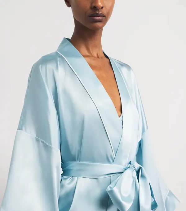 Olivia Von Halle Silk Mimi Robe
