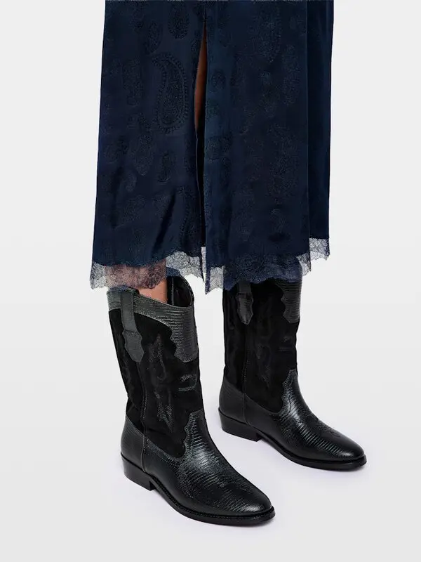 Zadig&Voltaire Tex Western Wild Boots