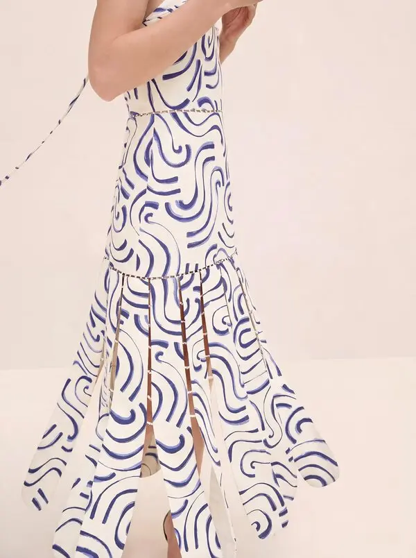 Alexis Bellisse Midi Dress - Blue Wave