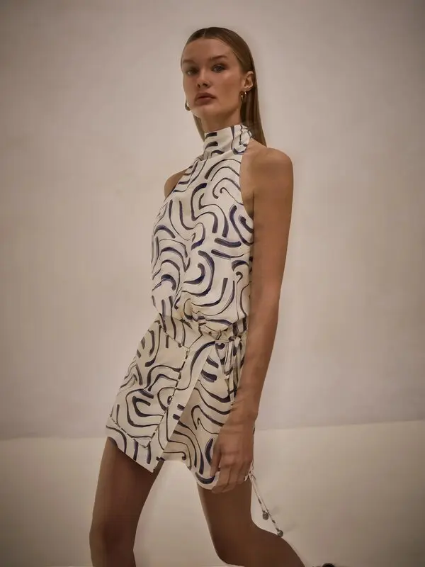 Alexis Sirenza Printed Mini Dress